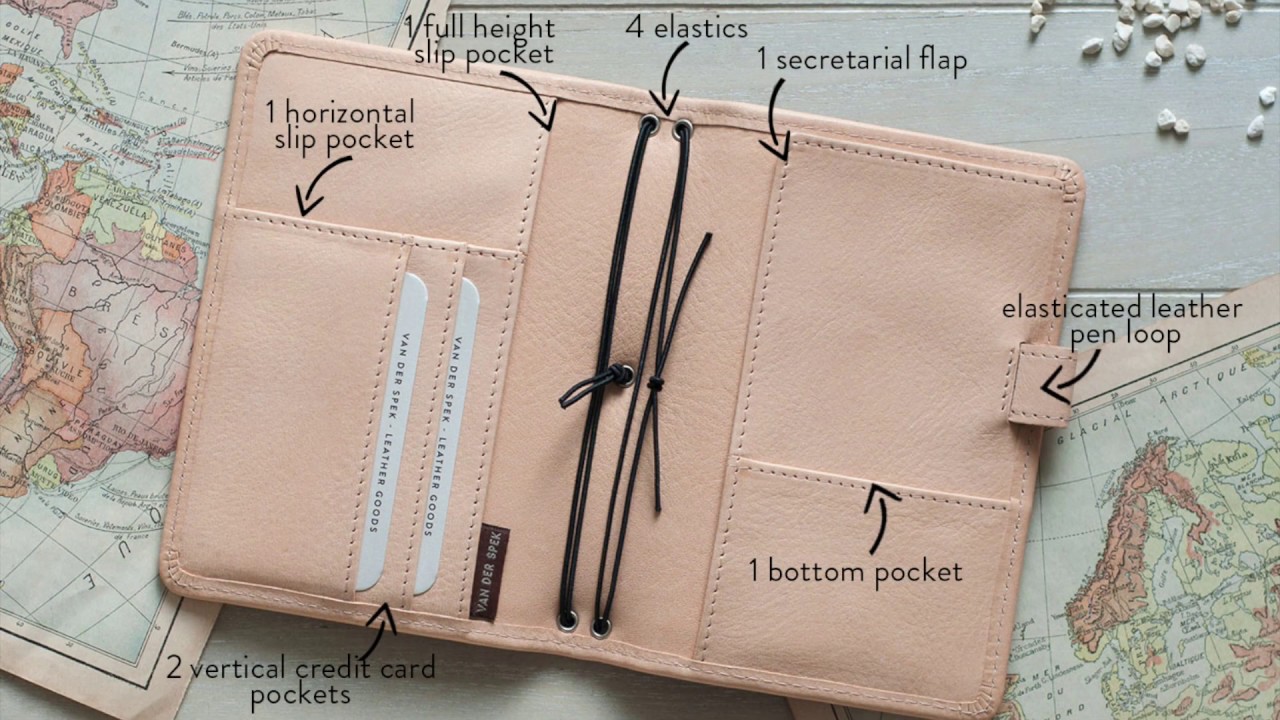 VDS Nomad (Traveler's Notebook) Junior Complete Lay-out - YouTube