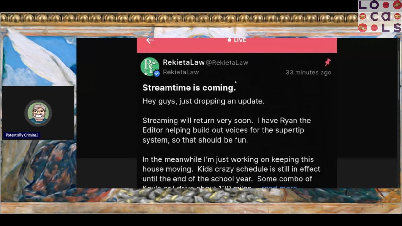 Potentially Criminal: Nick Rekieta’s “Streamtime is coming” (Mar 20 ...
