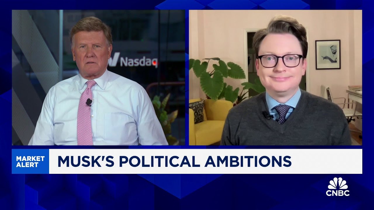 Elon Musk gave young men 'purpose' by going out and voting, says WSJ's ...