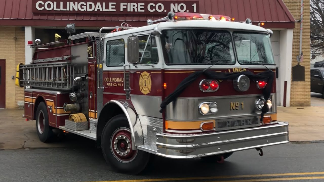 (OLD HAHN) Collingdale Fire Engine 6-1 Responding - YouTube