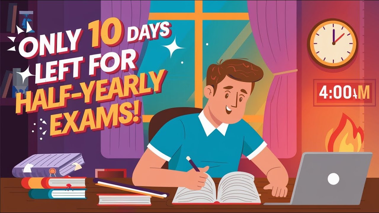 4:00 AM Study Routine for Class 9 Half-Yearly Exams | 5+ Hours Study ...