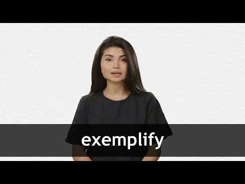 How to pronounce EXEMPLIFY in American English