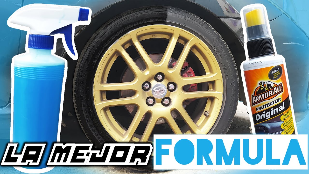 COMO HACER EL MEJOR ABRILLANTADOR DE LLANTAS CASERO / LA MEJOR FORMULA ...