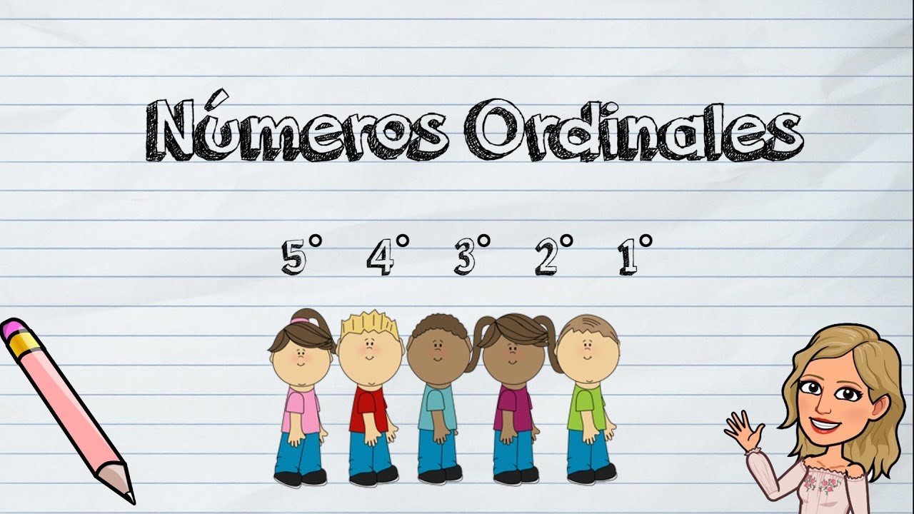 Números Ordinales - YouTube