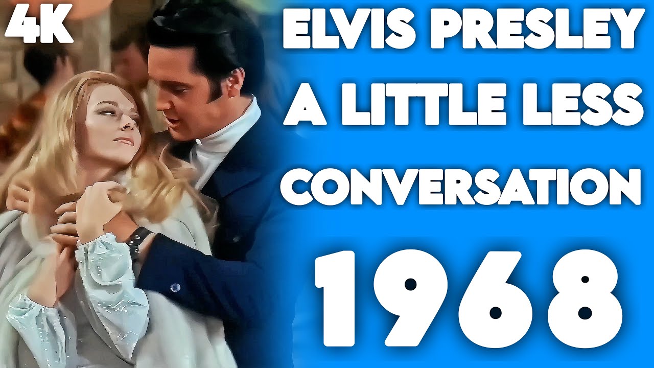 [4K] Elvis Presley – Little Less Conversation 1968 - YouTube