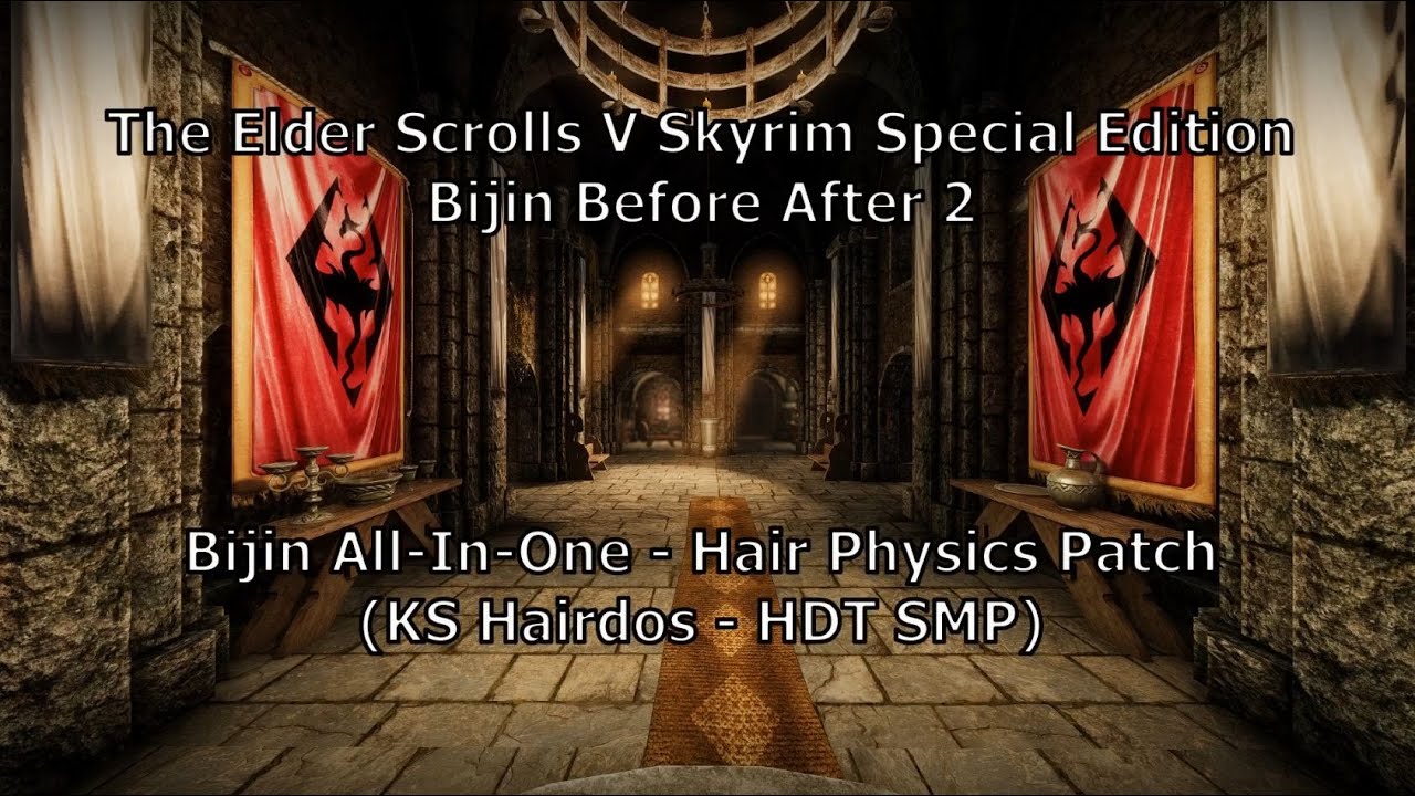 Skyrim Bijin MOD Before After 2 - YouTube