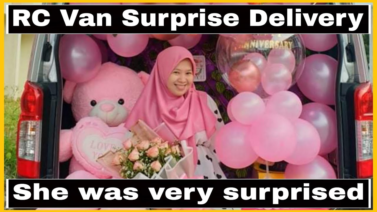 VAN SURPRISE DELIVERY | Anniversary Surprise for my wife - YouTube