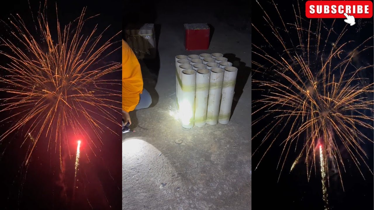 4" inch 16 Shots Display Shells Cake | RACCON FIREWORKS - YouTube