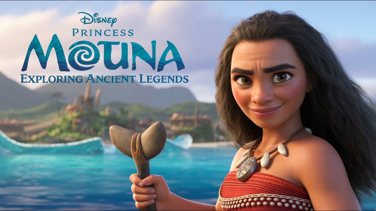 Disney Moana Exploring Motunui Ancient Legends - Princess Moana Cartoon ...