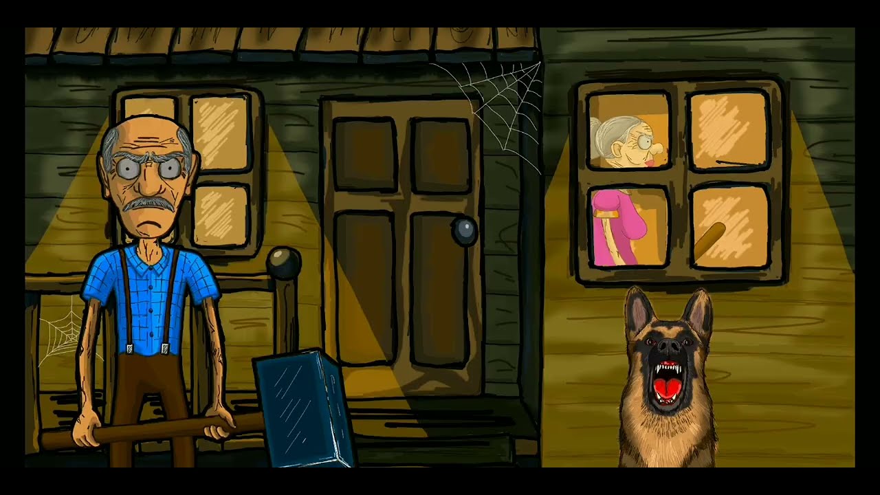 Grandpa and grandma exploring house gameplay / on grand master! - YouTube