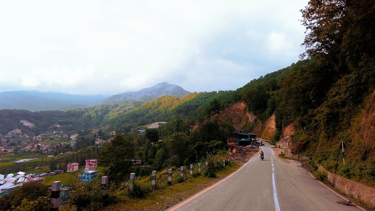 Kathmandu Sunset Drive | Jagdol to Budhanilkantha | POV Bike Ride ...