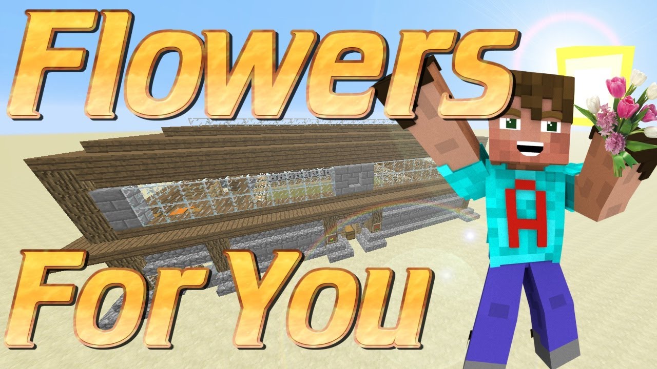 Minecraft - How to Make A Flower Farm in Minecraft | Minecraft Flower ...