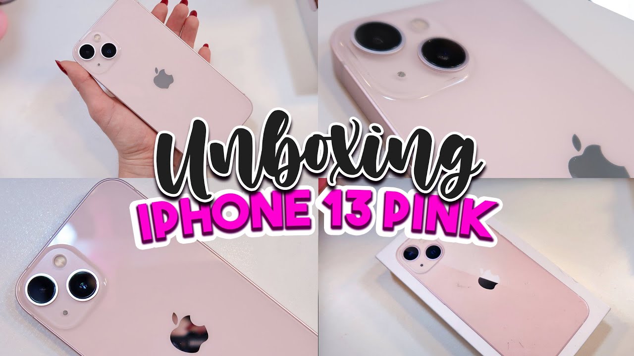 UNBOXING MEU IPHONE 13 PINK - Iphone 13 rosa unboxing brasil - YouTube