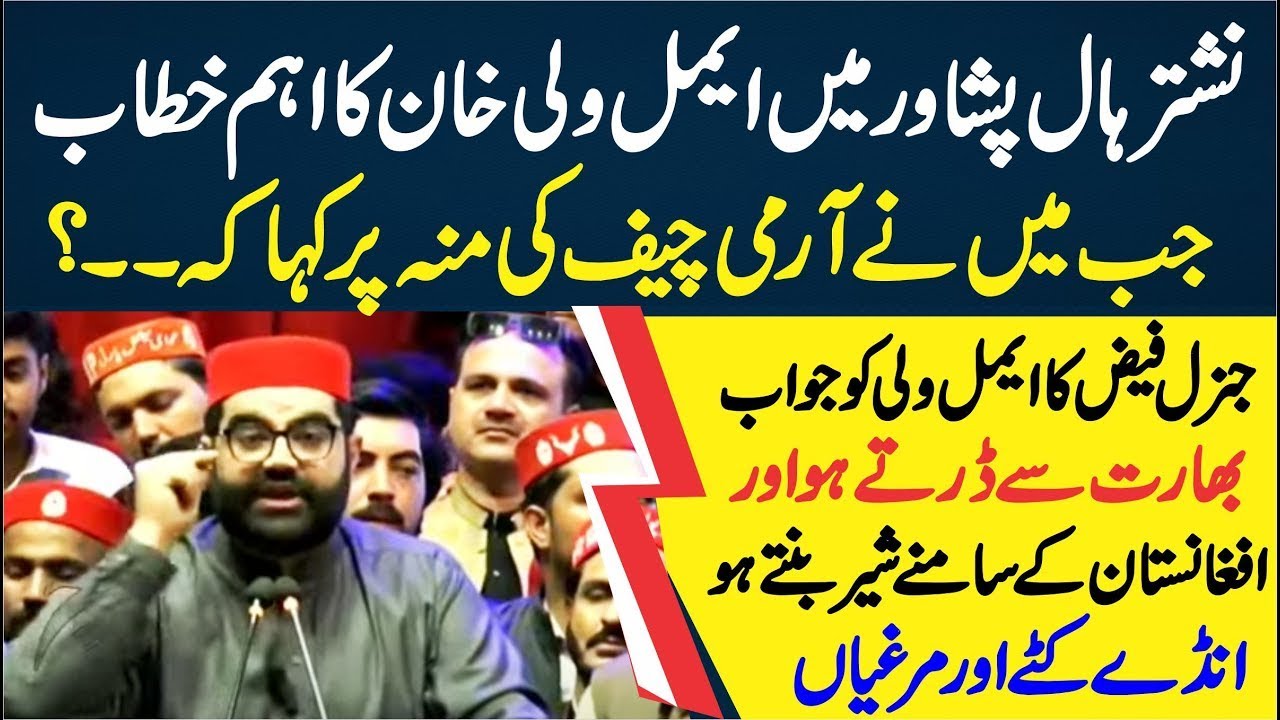 🔥 Aimal Wali Khan Historic Speech at Bacha Khan & Wali Khan Anniversary ...