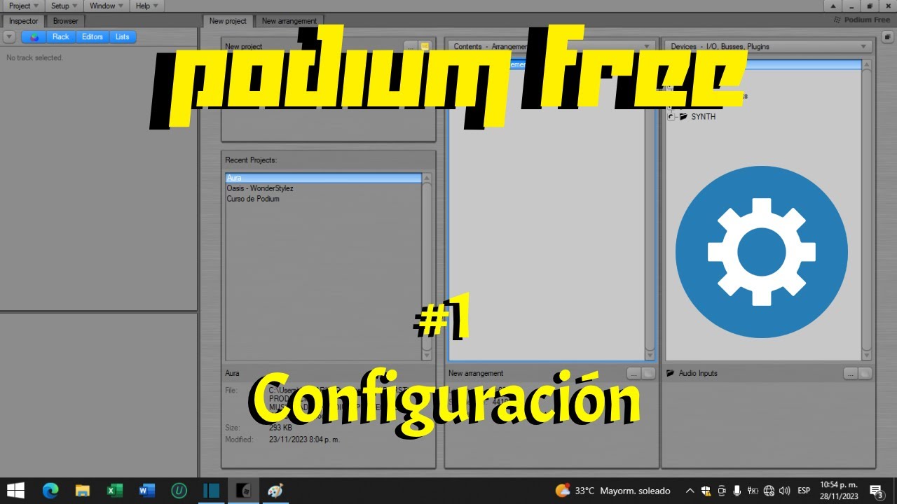 Podium Free | #1. Configuracion [Curso en español] - YouTube
