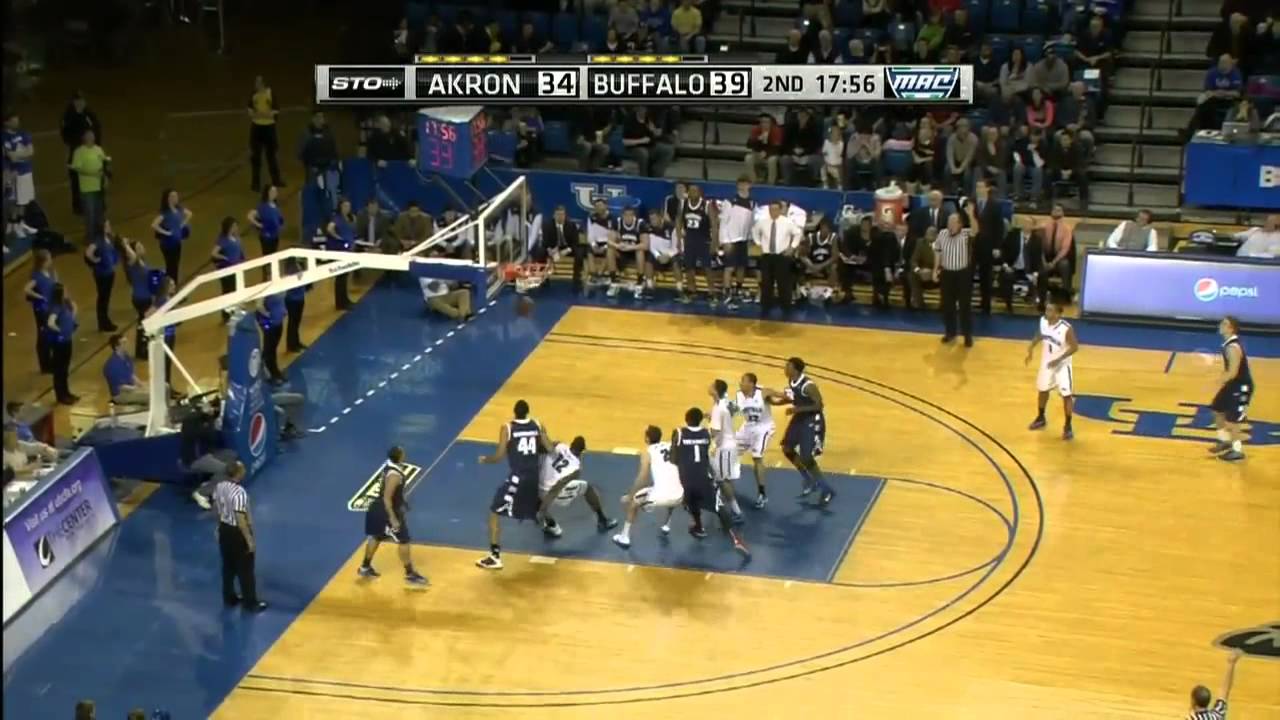 03/02/2013 Akron vs Buffalo Men's Basketball Highlights - YouTube