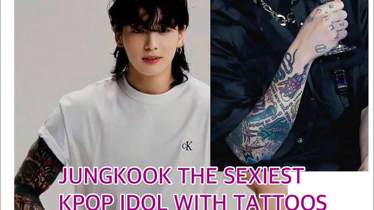 JUNGKOOK THE SEXIEST KPOP IDOL WITH TATTOOS #bts #jungkook #jk #viral # ...