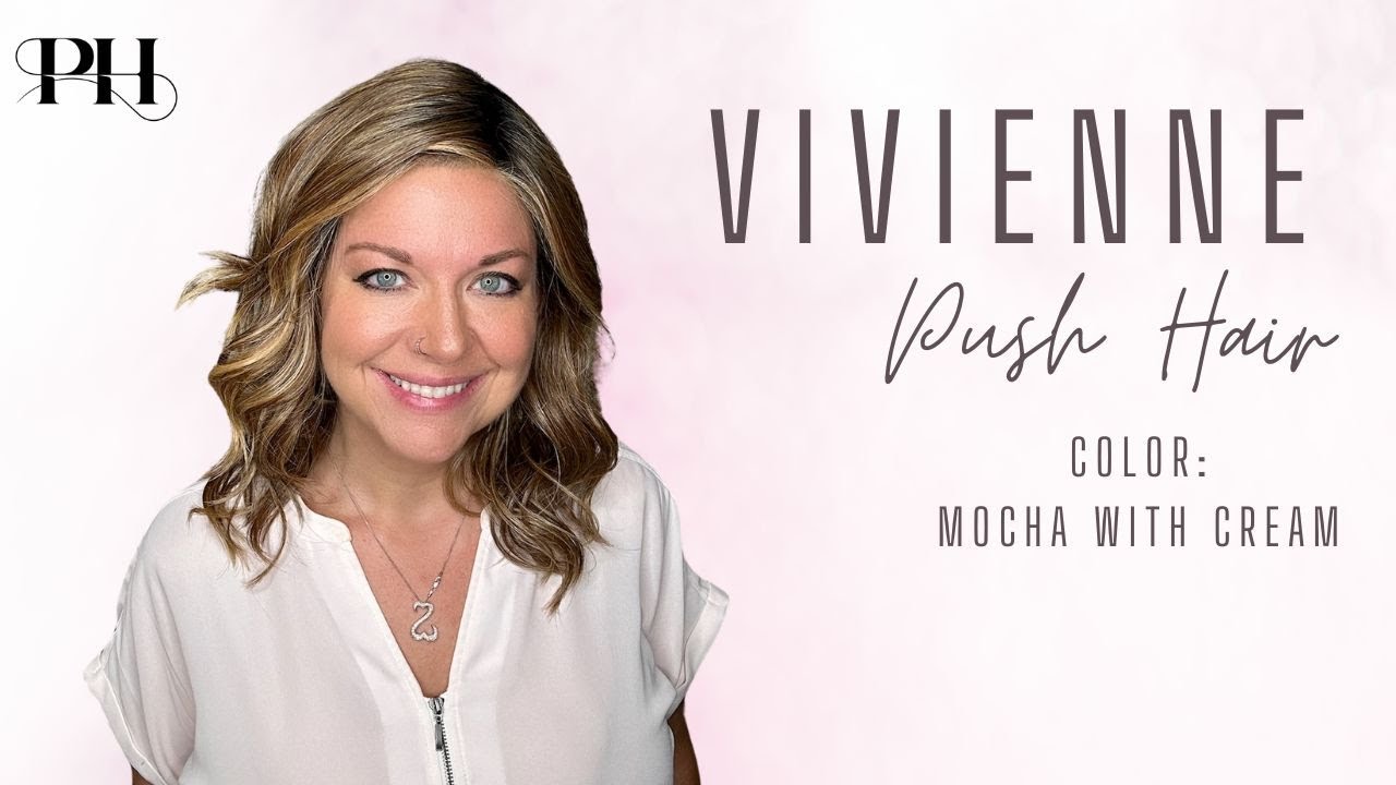 VIVIENNE Wig Review | Mocha With Cream | PUSH HAIR BY WIGSTUDIO1 - YouTube