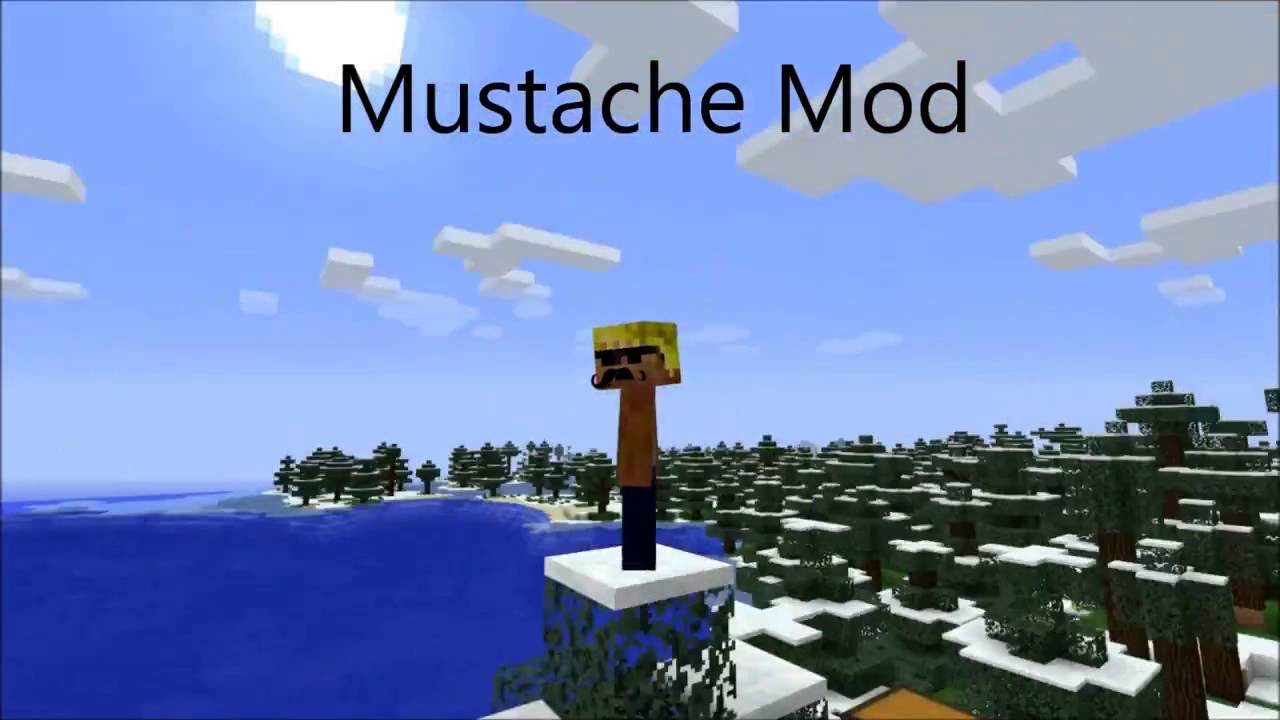 Mustache Mod Minecraft Mod Spotlight (MUSTACHES IN MINECRAFT!) - YouTube
