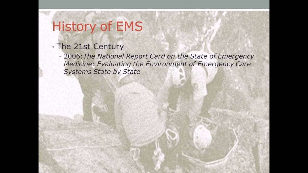 CWU Paramedic EMS Systems - YouTube