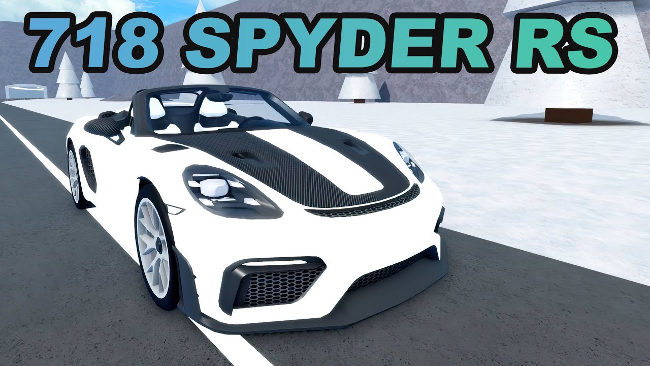 The NEW Porsche 718 Boxster Spyder RS in CDT is Amazing! - YouTube