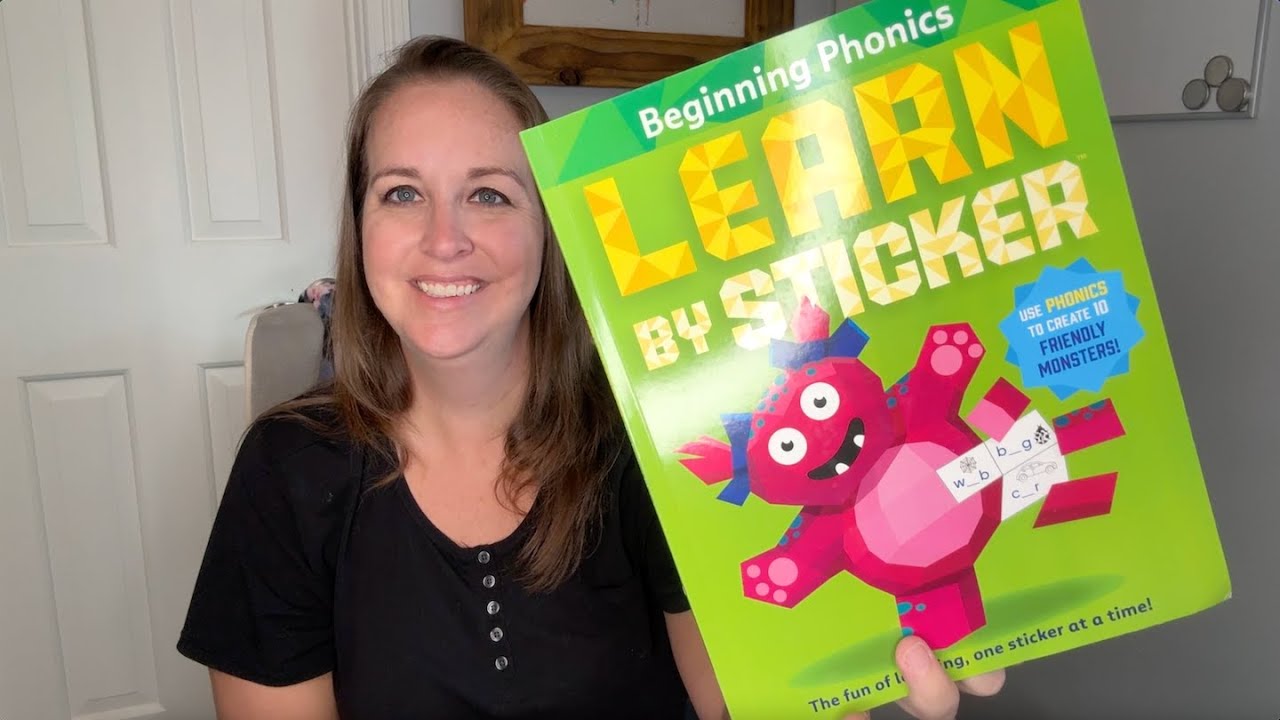 Learn by Sticker: Beginning Phonics | Create 10 Friendly Monsters with ...