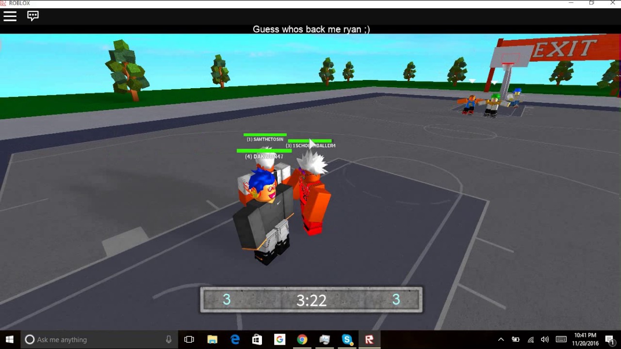 RB World Park Roblox- 3v3 losing to Preston - YouTube