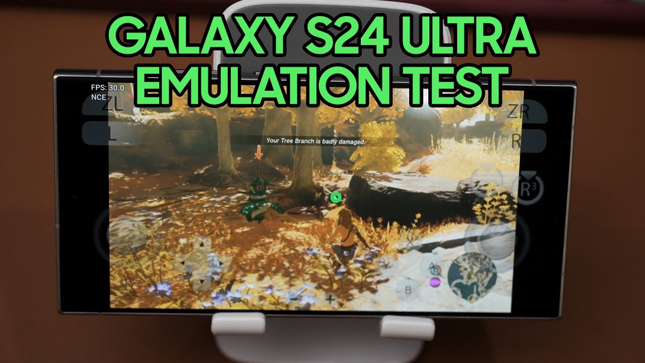Emulation test - Samsung Galaxy S24 Ultra with Snapdragon 8 Gen 3 - YouTube