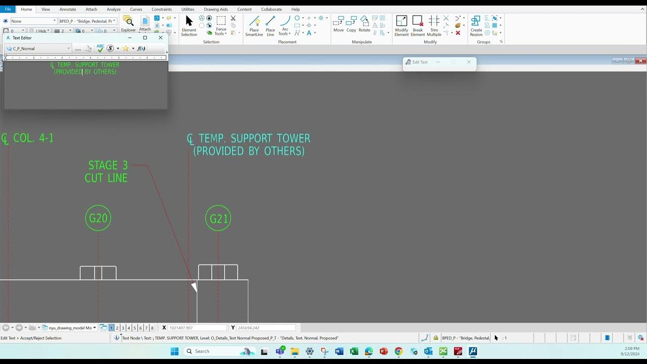 How to change Annotations in Microstation - YouTube