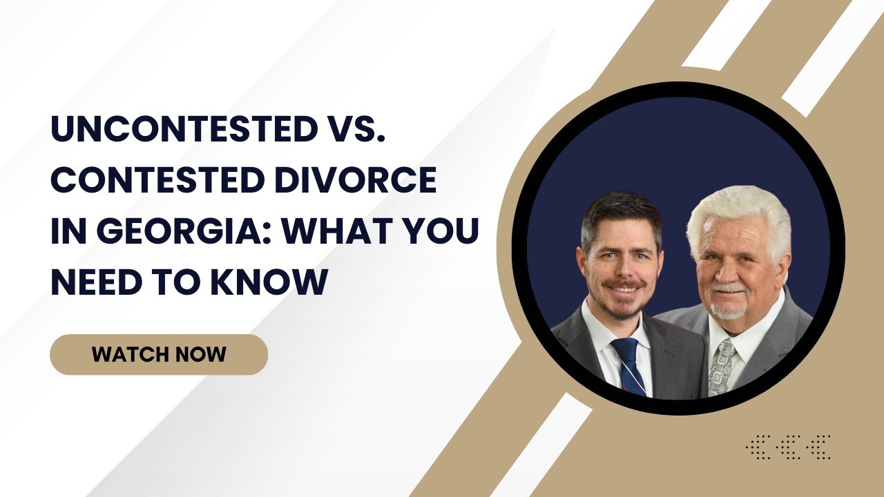 Uncontested vs. Contested Divorce in Georgia: What You Need to Know ...