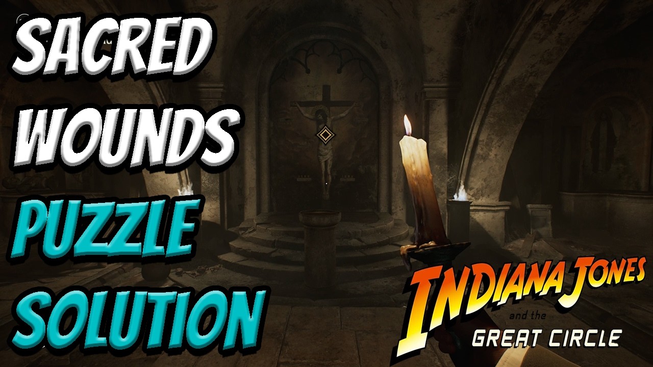 Jesus Mural Puzzle Solution - Solve The Sacred Wounds Puzzle | Indiana ...