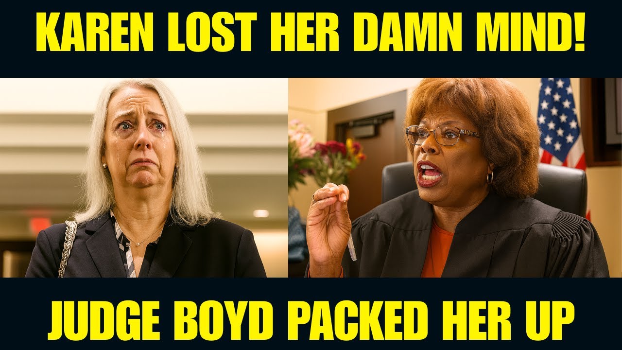 Instant Regret Woman Who Tried to Silence Judge Boyd’s Channel Finally ...