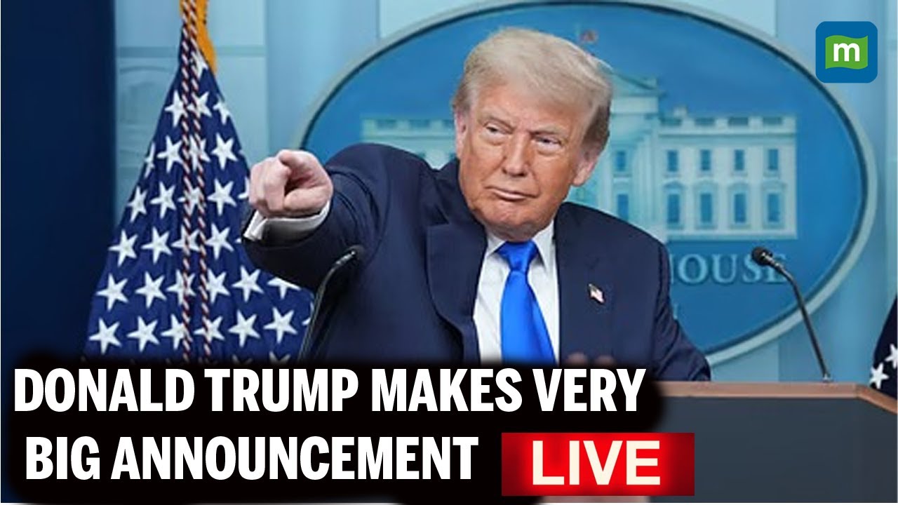 Trump LIVE | Donald Trump Makes Very Big Announcement | US President ...