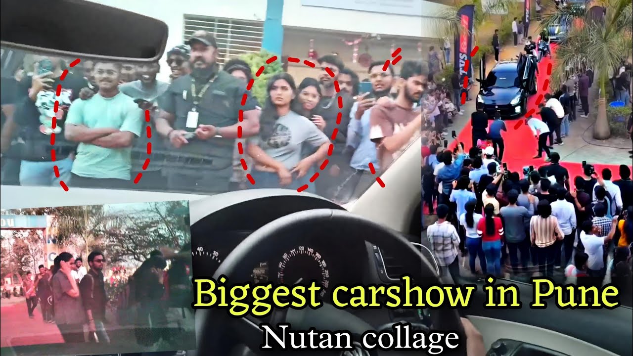 ☠️Biggest 🏎️Car Show Pune🔥 ||Nutan College Talegaon Dabhade ||Vlogs ...