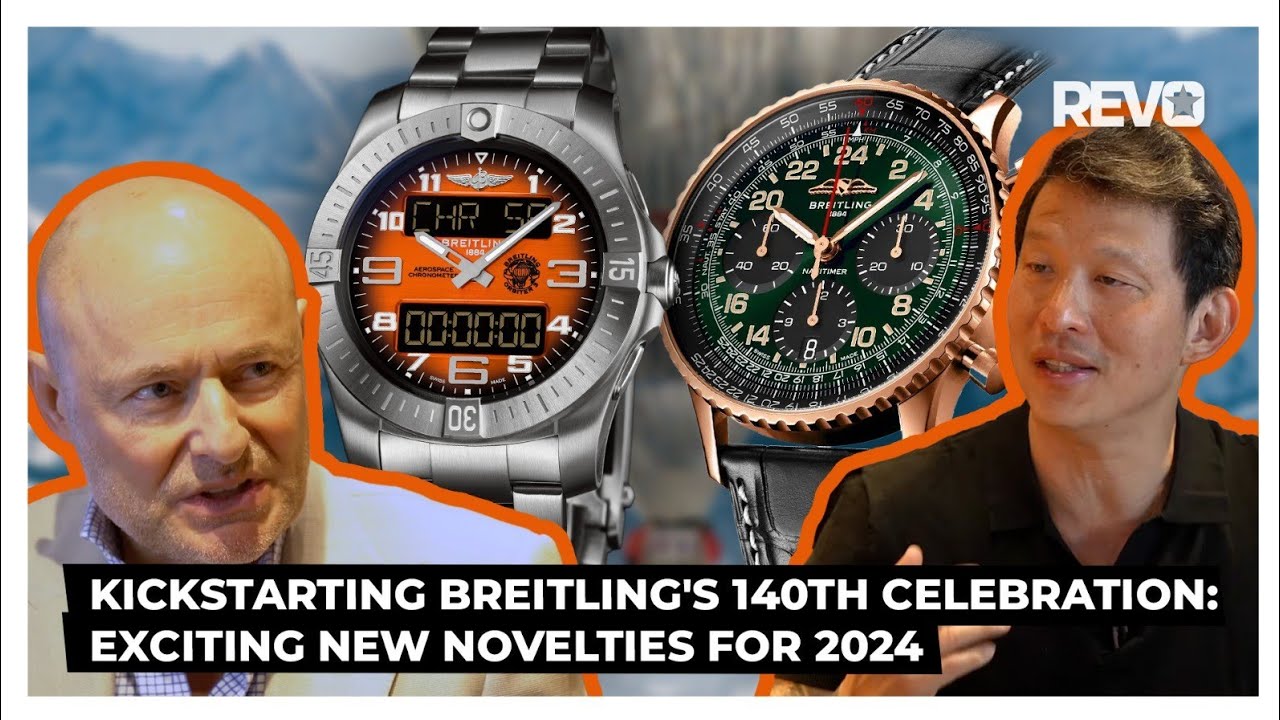 Kickstarting Breitling's 140th Celebration: Exciting New Novelties for 2024 - YouTube
