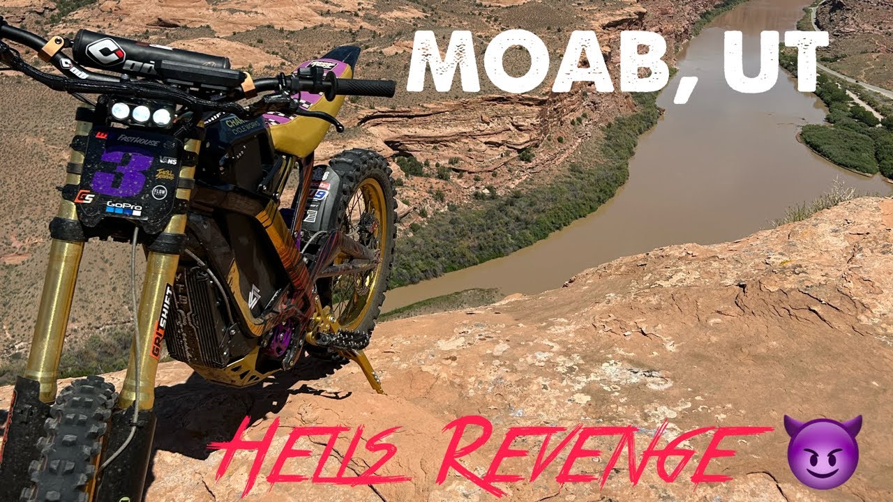 Surron LBX in MOAB, UT | Hells Revenge | Slick Rock Trail - YouTube