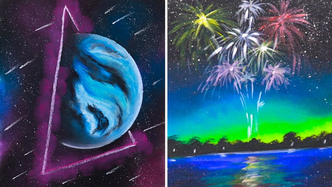 10 Easy Drawing Tricks For Everyone || Tutorial Drawing - YouTube