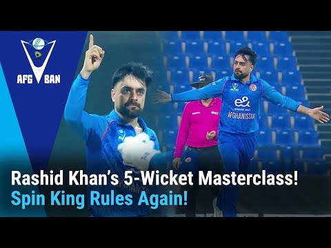 Rashid Khan’s 5-Wicket Masterclass! 🔥| AFG vs BAN | ODI Series | Match 02 | ACB | 311U
