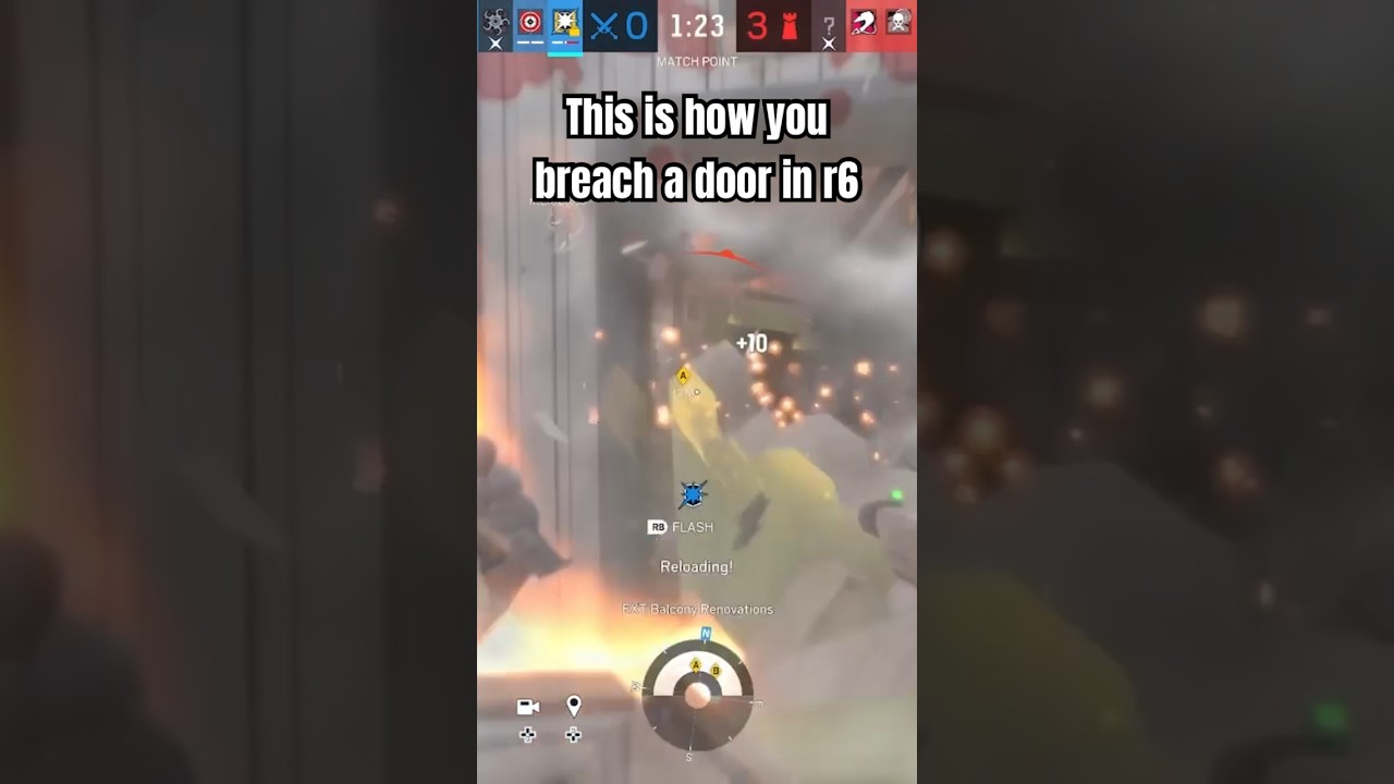How to breach a door in r6 - YouTube