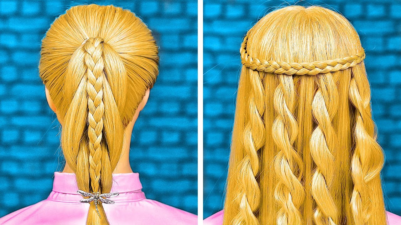 Tutorial Gaya Rambut DIY yang Imut dan Sederhana - YouTube