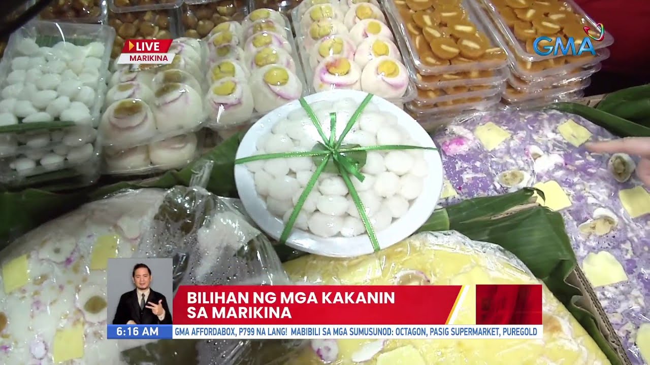 Bentahan ng mga kakanin sa Marikina | UB - YouTube