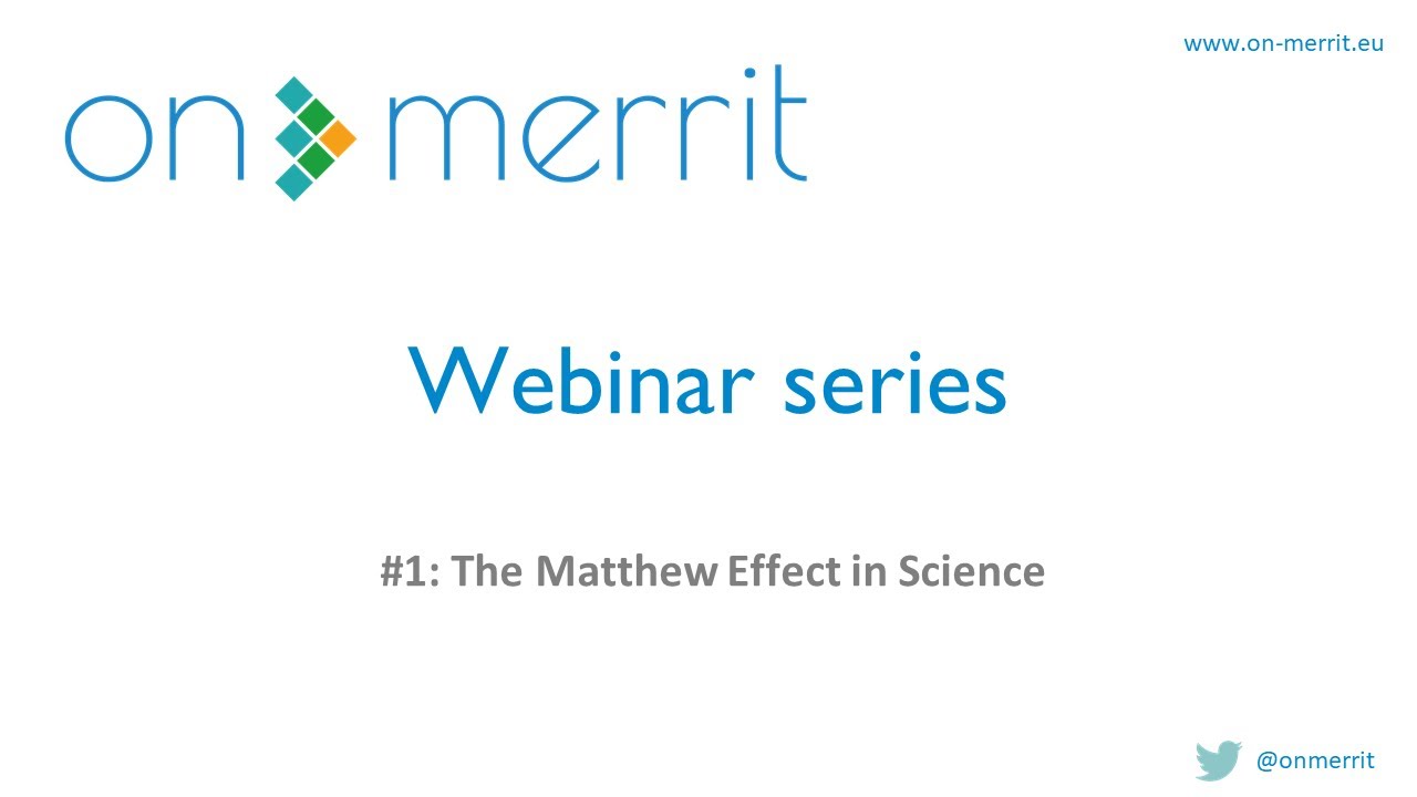 Matthew Effects in Science - YouTube