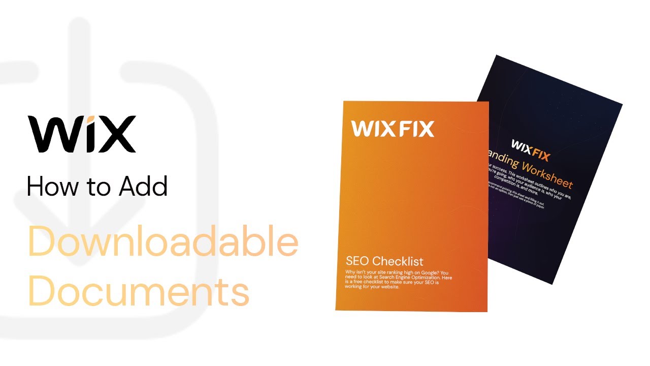 How To Add Downloadable Documents To Your Wix Website Wix Fix YouTube How To Add Downloadable Documents To Your Wix Website Wix Fix YouTube