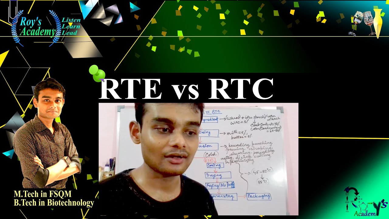 Food Processing || RTE vs RTC(FOOD TECH GATE-XL) - YouTube