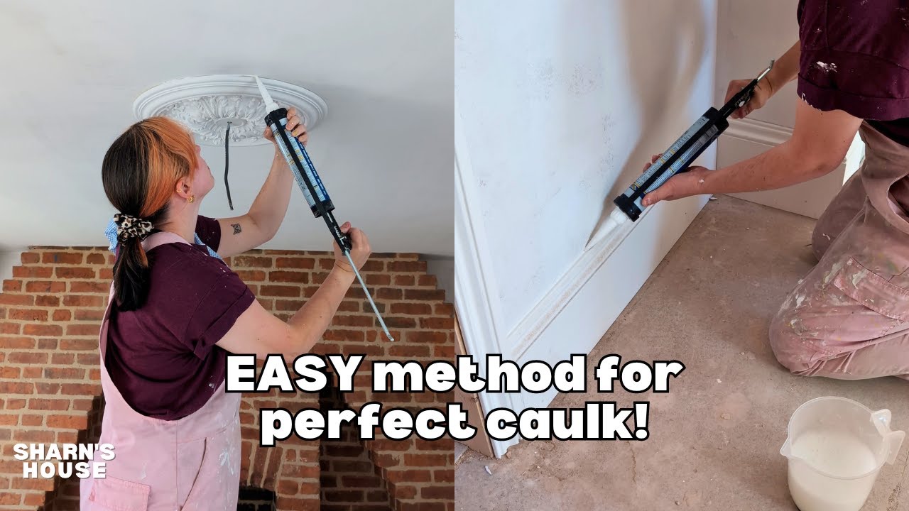 How to apply caulk for beginners - DIY MASTERCLASS | Sharn's House ...