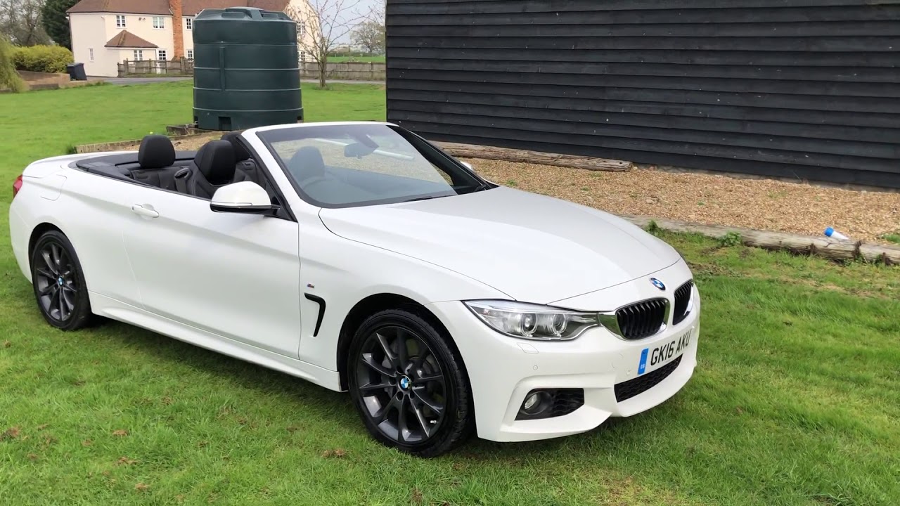 BMW 435d m sport convertible white 2016 16 for sale @ Auto 2000 Epping ...