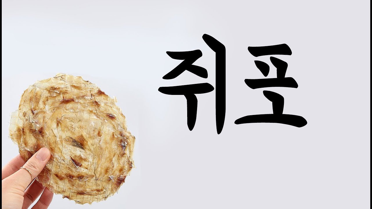 쥐포 - Jwipo - YouTube