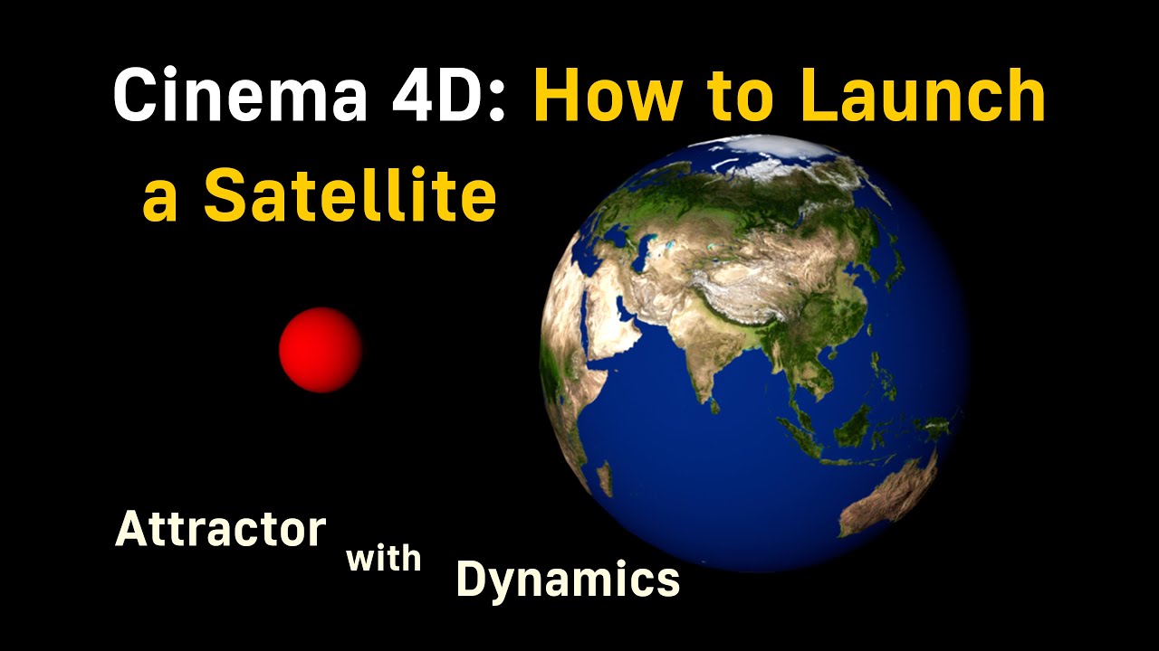 Cinema 4D: How to Launch a Satellite - YouTube