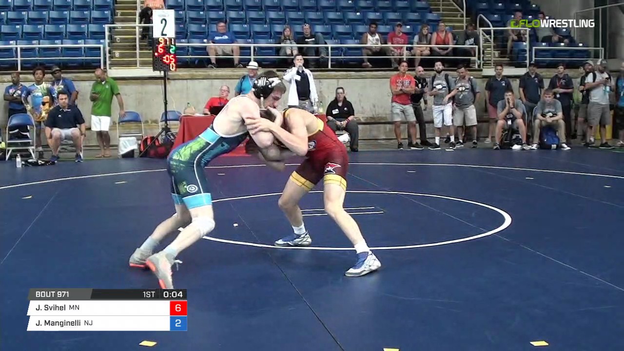 Cadet FS 120 Round of 32 - Jake Svihel (MN) vs. Joseph Manginelli (NJ ...