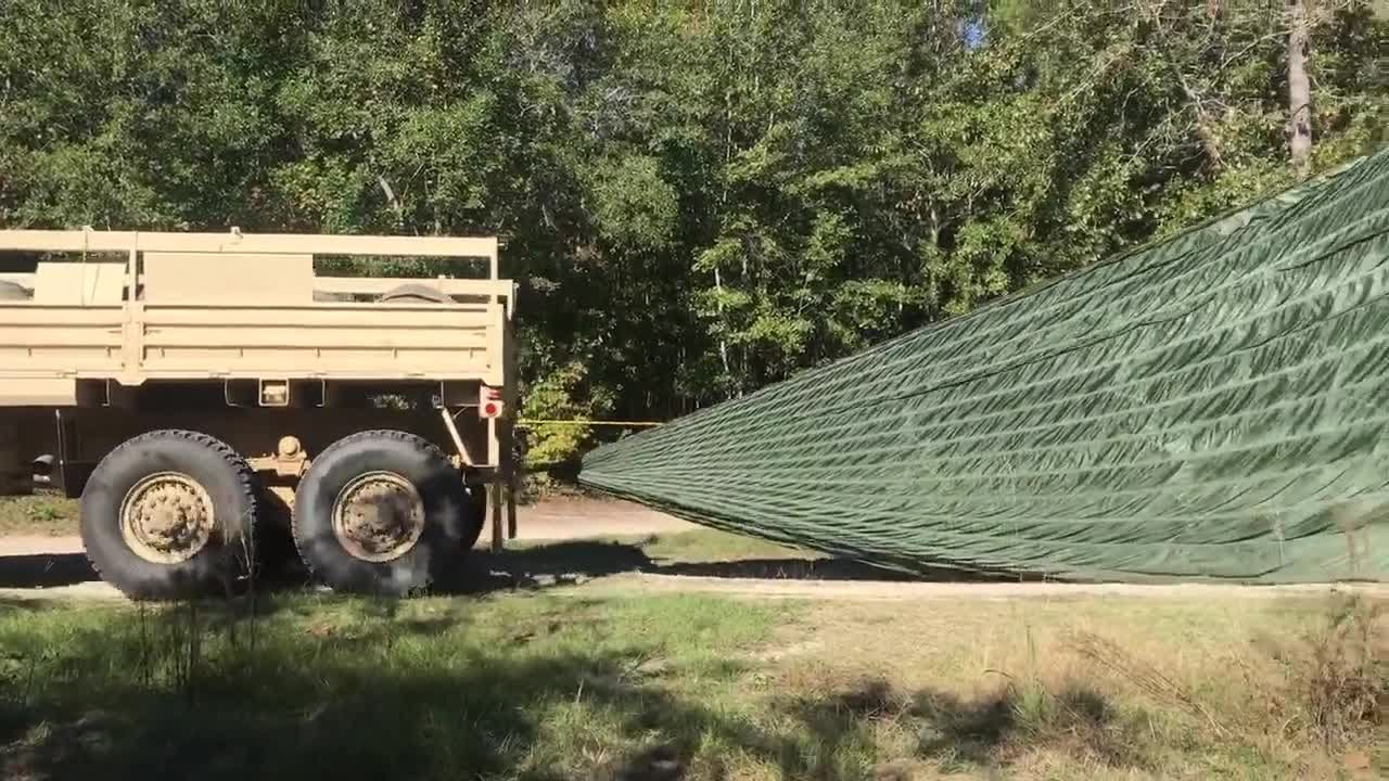 Military accidentally drops Humvee on neighborhood - YouTube